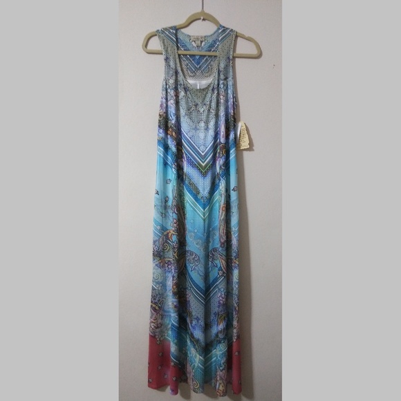 ONE WORLD | Dresses | One World Long Sleeveless Dress Size M | Poshmark